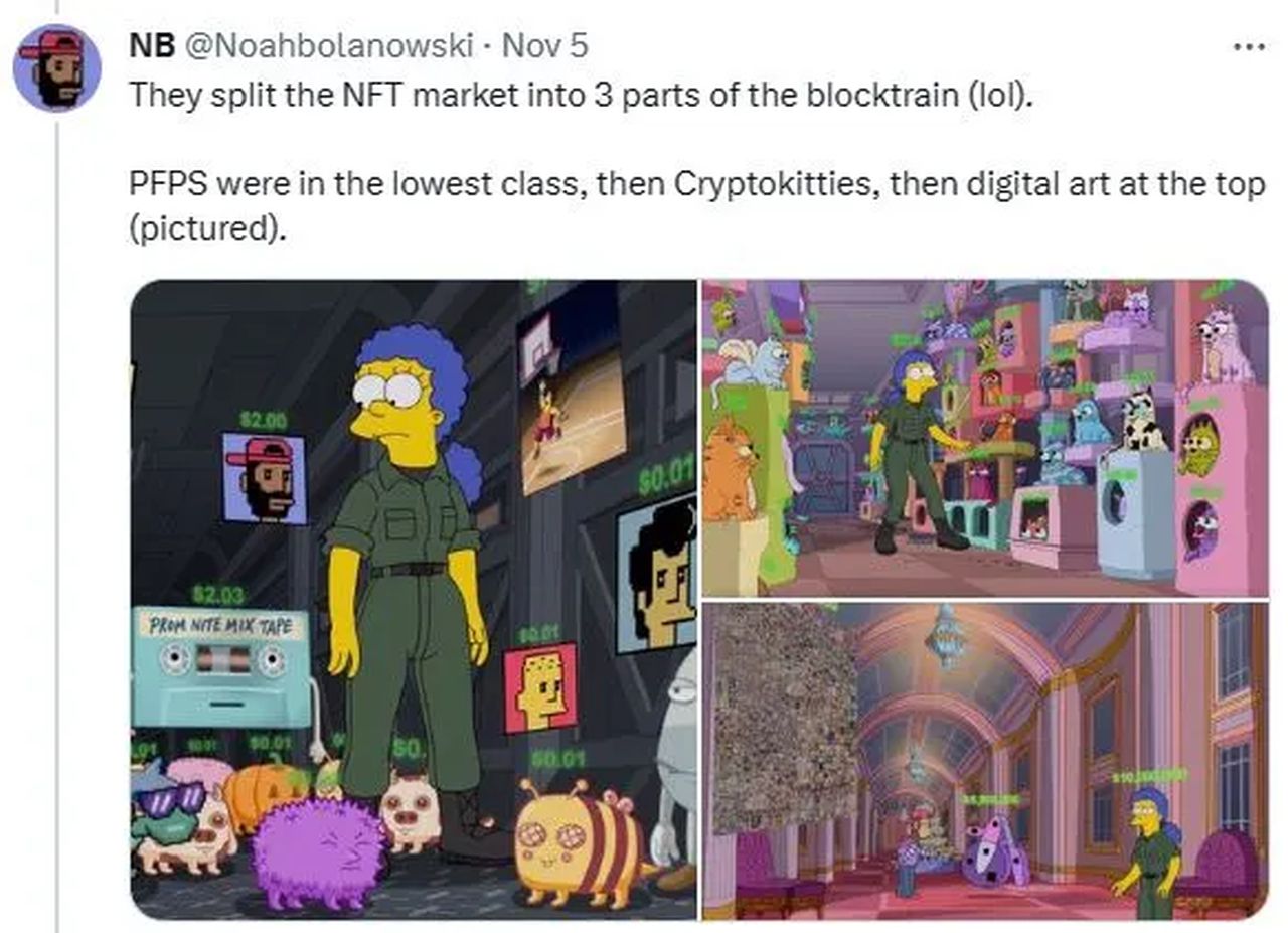 عملة غير قابلة للانتقال المستوحاة من مسلسل The Simpsons.